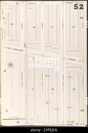 Brooklyn V. 3, Plate No. 52 [Map bounded by Classon Ave., Flushing Ave ...