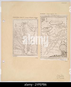 Map of the western parts of the colony of Virginia, as far as the ...