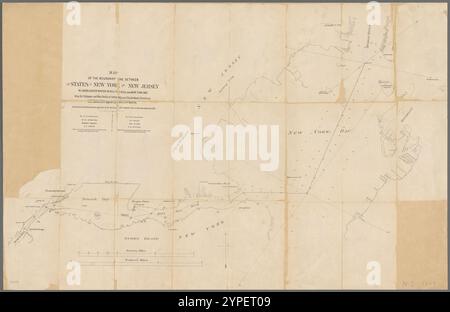 THE ARTHUR KILL RIVER IN NEW JERSEY IN THE METROPOLITAN NEW YORK AREA ...