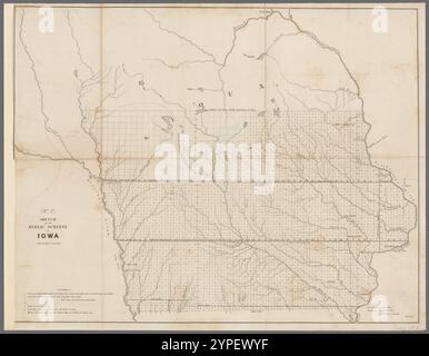 Map of Iowa in Wisconsin Stock Photo - Alamy