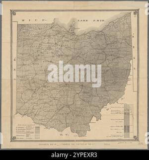 A geological map of Ohio , Geology, Ohio, Maps, Ohio, Maps Norman B ...