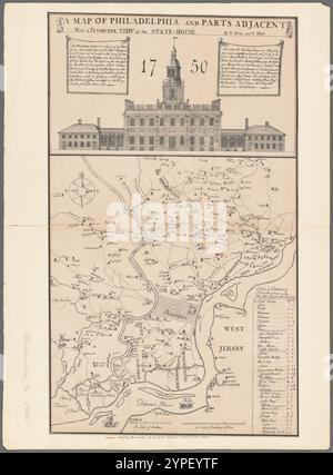 Map of Philadelphia, and Parts Adjacent, With a Perspective View of the ...