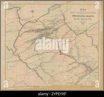 Rail road map of Pennsylvania , Railroads, Pennsylvania, Maps, Counties ...