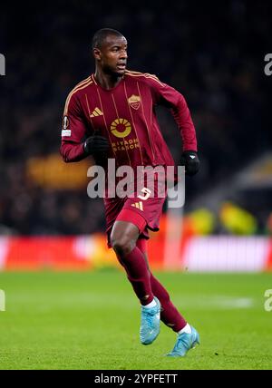 Evan NDICKA of AS Roma during the UEFA Europa League, League phase, MD5 ...