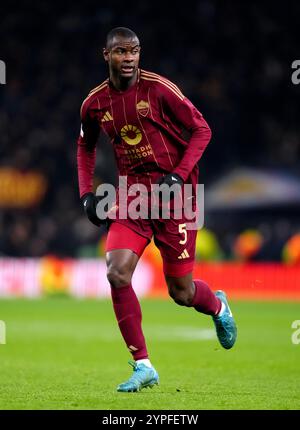 Roma’s Evan Ndicka during the Uefa Europa League soccer match between ...