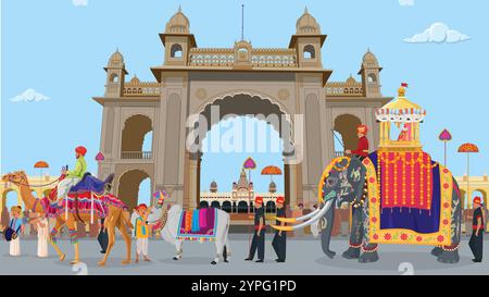 Mysore dasara, Balarama is lead elephant of Dasara procession and ...