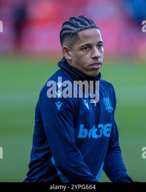 André Vidigal of Stoke City during the Sky Bet Championship match ...