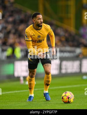 Matheus Cunha of Wolverhampton Wanderers in action during the Premier ...