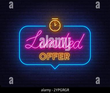 limited offer speech bubble. limited offer sign. limited offer banner ...