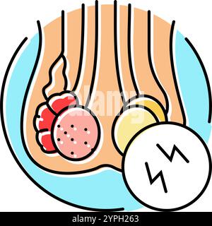 urodynamic testing urology color icon vector illustration Stock Vector ...