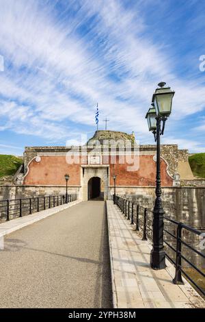 entrance, bridge, old fortress, Kerkyra, Corfu Island, Ionian Islands ...