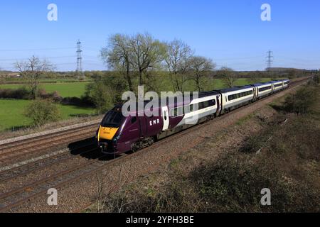 Meridian class 222003 train, East Midlands Trains, near Loughborough ...