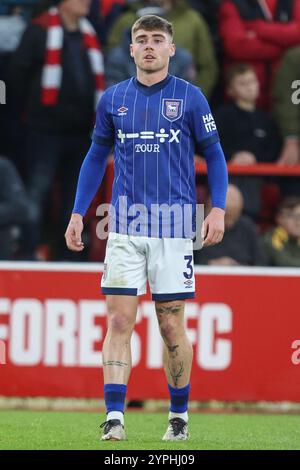 Leif Davis of Ipswich Town during the Sky Bet Championship match ...