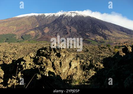 "sciara" it's lava cooled of effusive eruption on steep slope of Mount ...
