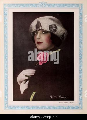 Belle Baker, an American actress and singer, known for her dynamic ...