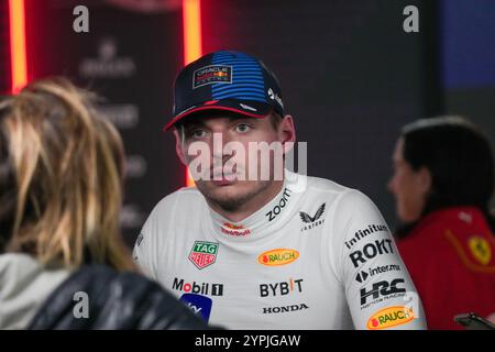 DOHA - Max Verstappen (Red Bull Racing) celebrates winning the Qatar ...