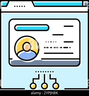 moderator control icon color illustration Stock Vector Image & Art - Alamy