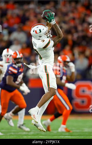 Miami wide receiver Jacolby George (WO15) poses for a portrait at the ...