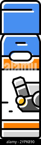 engine degreaser car care color icon vector illustration Stock Vector ...