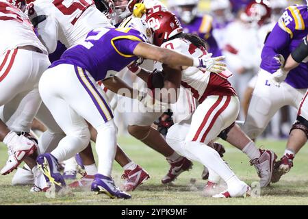 LSU Tigers linebacker Davhon Keys (42) closes in on Louisiana Tech ...