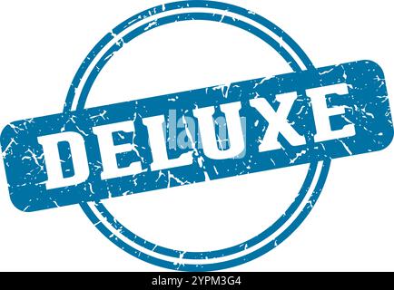 deluxe round stamp isolated on transparent background. deluxe stamp ...