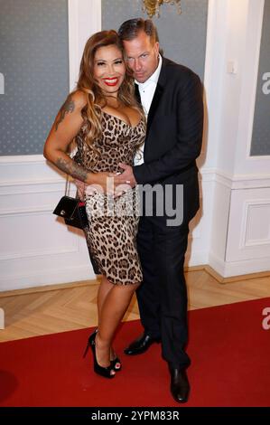 Patricia Blanco mit Freund Benjamin beim Movie Meets Media Event 2024 ...