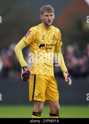 Doncaster Rovers goalkeeper Teddy Sharman-Lowe celebrates at the final ...