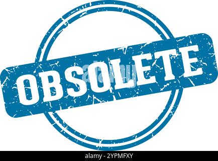 obsolete round stamp isolated on transparent background. obsolete stamp ...