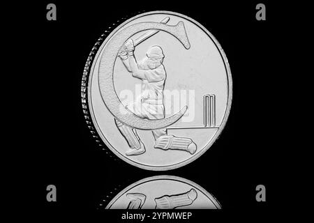 The letter 'C' for Cricket on the 2018 A to Z of Great Britain 10 pence ...