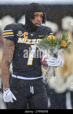 Missouri wide receiver Theo Wease Jr. (WO44) poses for a portrait at ...