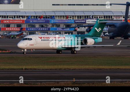 A Comac C909 or COMAC ARJ21 regional jet operated by COMAC Express at ...