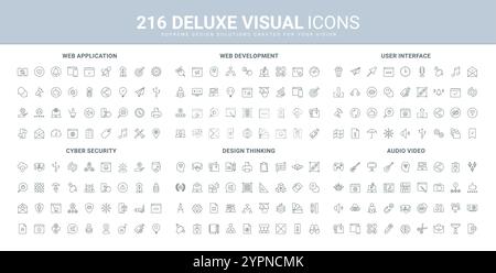 Software testing set with bug symbols flat isolated vector illustration ...