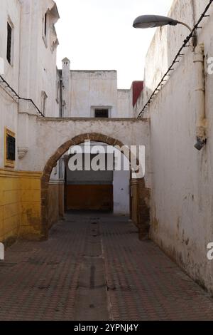 charming archway in the Habous district of Casablanca, Morocco ...