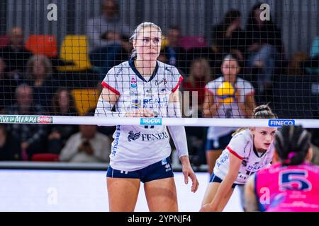 Anna Gray of Reale Mutua Fenera Chieri during serie A1 Volley Women 2024/25 match between Reale ...
