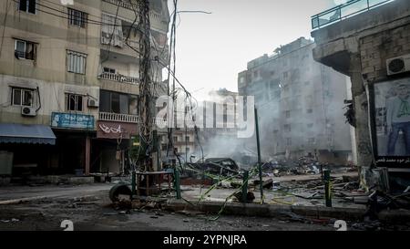 Smoke rises following Israeli airstrikes on a building. Gaza City Stock ...