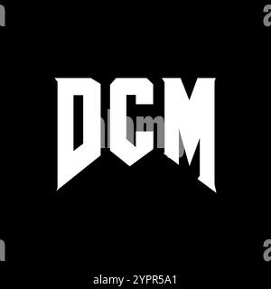 DCM letter logo design for technology company. DCM logo design black ...