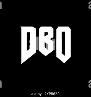 DBO letter logo design for technology company. DBO logo design black ...