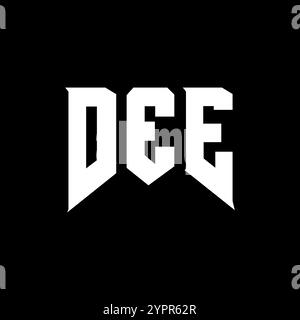 DEE letter logo design for technology company. DEE logo design black ...