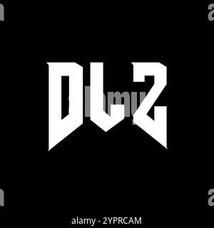 DLZ letter logo design for technology company. DLZ logo design black ...