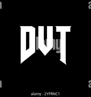 DVT letter logo design for technology company. DVT logo design black ...