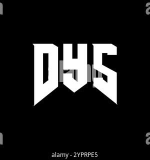 DYS letter logo design for technology company. DYS logo design black ...
