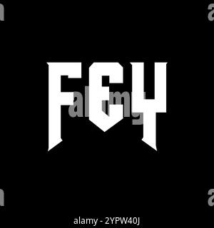 FEY letter logo design for technology company. FEY logo design black ...