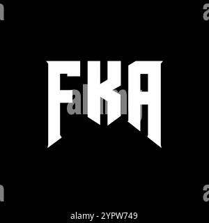 FKA letter logo design for technology company. FKA logo design black ...