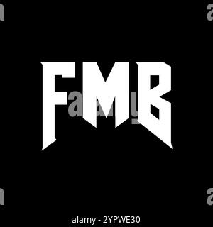 FMB letter logo design for technology company. FMB logo design black ...