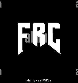 FRC letter logo design for technology company. FRC logo design black ...