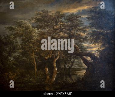 "A Marsh in a Forest at Dusk", c. 1665, Jacob Isaacksz Van Ruidael ...