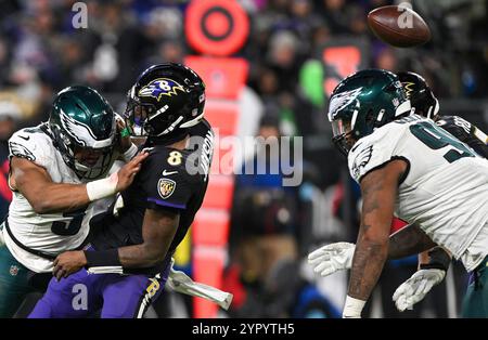 Philadelphia Eagles' Nolan Smith Jr. walks on the field during an NFL ...