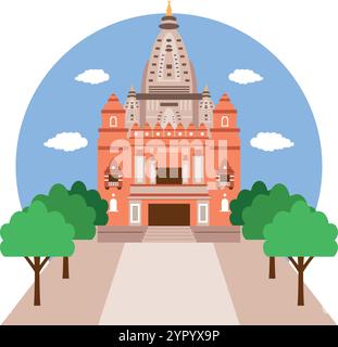 kashi vishwanath temple Stock Vector Image & Art - Alamy