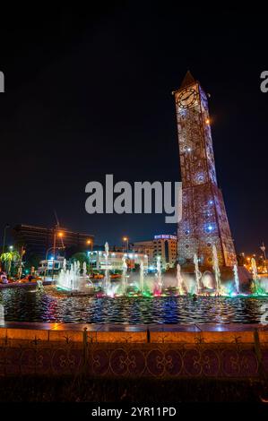 Tunis, Tunisia - November 14, 2024: Tunis Clock Tower and the 14th ...