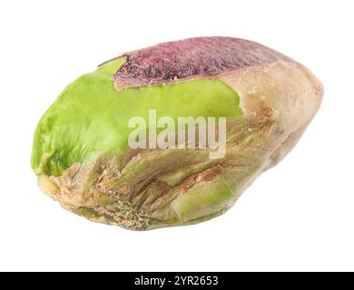 One peeled pistachio nut isolated on white Stock Photo - Alamy